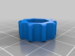 Thumb screw adapter for 1/4"-20 bolts - Free 3D Model | STLFinder