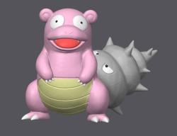 pokemon unite slowbro 3D Models | Page 1 | STLFinder