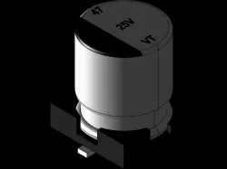 Aluminum Electrolytic Capacitor SMD C - Free 3D Model | STLFinder