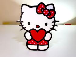 hello kitty valentines drawing 3D Models | Page 1 | STLFinder