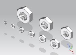 flat lock nuts 3D Models | Page 1 | STLFinder