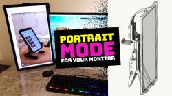 monitor stand rotate portrait 3D Models | Page 1 | STLFinder
