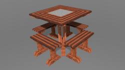 high table with stools 3D Models | Page 1 | STLFinder