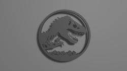 blank jurassic world logo printable 3D Models | Page 1 | STLFinder