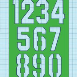 printable drawing numbers 3D Models | Page 1 | STLFinder