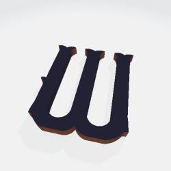 letter w 3D Models | Page 1 | STLFinder
