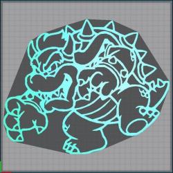 bowser 2d 3D Models | Page 1 | STLFinder