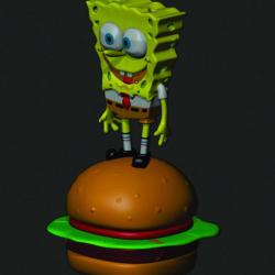 spongebob red tie clip art free 3D Models | Page 1 | STLFinder