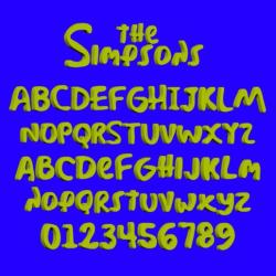 the simpsons font 3D Models | Page 1 | STLFinder