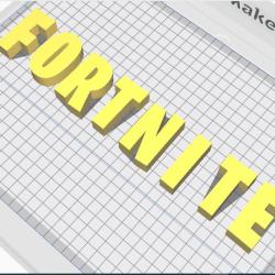 fortnite font 3D Models | Page 1 | STLFinder