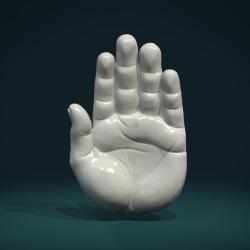 realistic palm hand drawing 3D Models | Page 1 | STLFinder