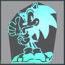 evil sonic 2d artwork deviantart 3D Models | Page 1 | STLFinder