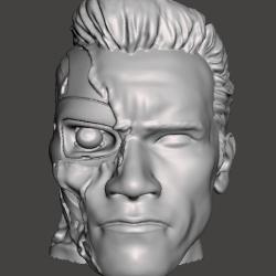 terminator half face 3D Models | Page 1 | STLFinder