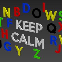 keep calm font generator 3D Models | Page 1 | STLFinder