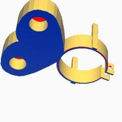 auxito led fog light b3f 3d cad model | Page 1 | STLFinder