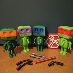 ninja turtles weapons 3D Models | Page 1 | STLFinder