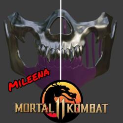 mileena mortal kombat face mask 3D Models | Page 1 | STLFinder