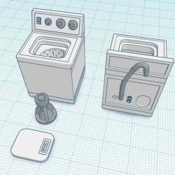 top loadwashing machine sketchup 3D Models | Page 1 | STLFinder