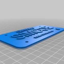 ontario custom license plates 3D Models | Page 1 | STLFinder