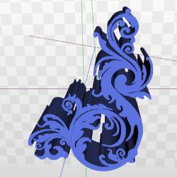 leafy floral pattern border design png 3D Models | Page 1 | STLFinder