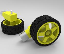 dc motor with wheel robot kit 3D Models | Page 1 | STLFinder