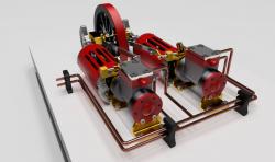 dual horizontal steam engine 3d models | Page 1 | STLFinder