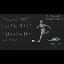 female soccer player giving the ball a header 3D Models | Page 1 ...
