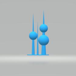 kuwait towers 3D Models | Page 1 | STLFinder