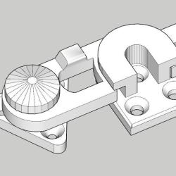 simple motions gate lock 3D Models | Page 1 | STLFinder