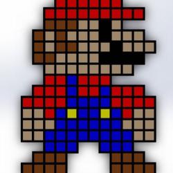 pixel mario 3D Models | Page 1 | STLFinder