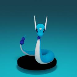 dragonair pokemon parody wiki pride snake young 3D Models | Page 1 ...