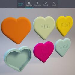 sweethearts candy box printable 3D Models | Page 1 | STLFinder