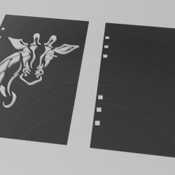 a5 notebook 20 holes template 3D Models | Page 1 | STLFinder