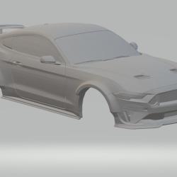 traxxas 1 10 4 tec ford mustang rc drift car upgrade parts 3D Models ...