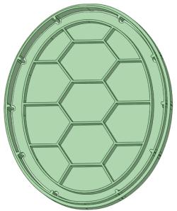 ninja turtle shell pattern 3D Models | Page 1 | STLFinder
