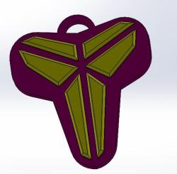 kobe keychain 3D Models | Page 1 | STLFinder