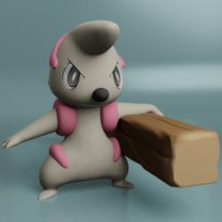 pokemon timburr 3D Models | Page 1 | STLFinder