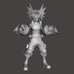 bakugou katsuki drawing 3D Models | Page 1 | STLFinder