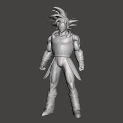 time breaker bardock 3D Models | Page 1 | STLFinder