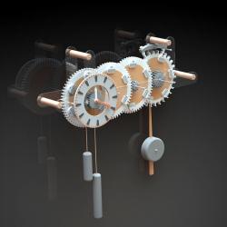 mechanical wall clock 3D Models | Page 1 | STLFinder