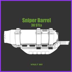 fallout 4 laser sniper barrel long barrel 3D Models | Page 1 | STLFinder
