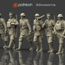 british soldier ww1 3D Models | Page 1 | STLFinder