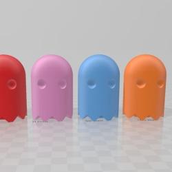 pacman ghosts clipart 3D Models | Page 1 | STLFinder