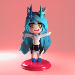 gacha life paper doll echo por mi plantillas para imprimir gratis 3D ...