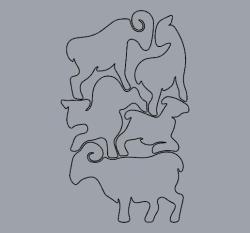 printable 3 bily goats crafts 3D Models | Page 1 | STLFinder