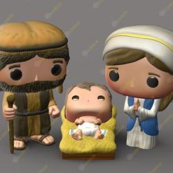 1950s plastic christmas manger scene 3D Models | Page 1 | STLFinder