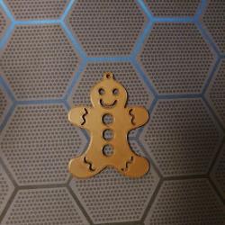 free printable christmas tree cake to disguise a gingerbread man 3D ...