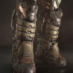 doom slayer dark ages cosplay template shield 3D Models | Page 1 ...