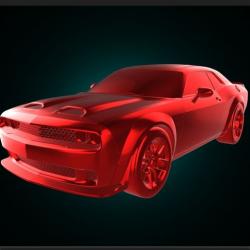 2023 dodge challenger hellcat demon 170 rear spoiler for sale 3D Models ...
