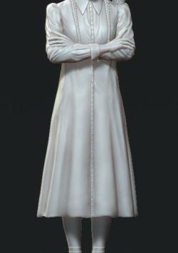 wednesday addams cartoon full body scene addams family 3D Models | Page ...